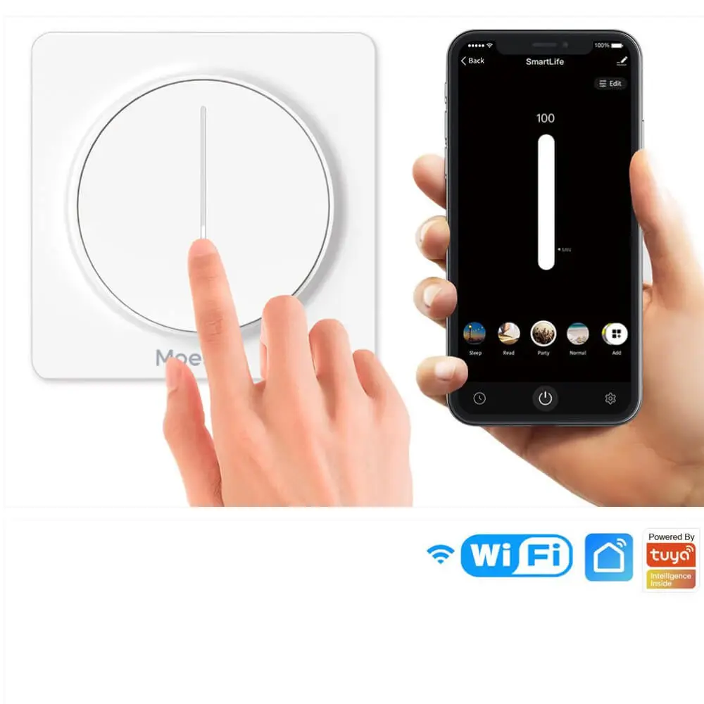 WiFi Smart Light Dimmer Switch | Touch & Timer EU